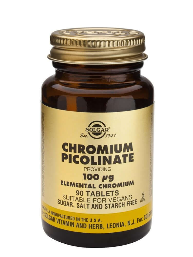 SOLGAR Chromium Picolinate 100 Mcg 90 Tabs – Nexus Care